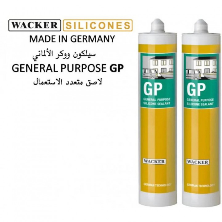 Wacker Germany Silicone General Purpose GP Sealant – 280ml – Black